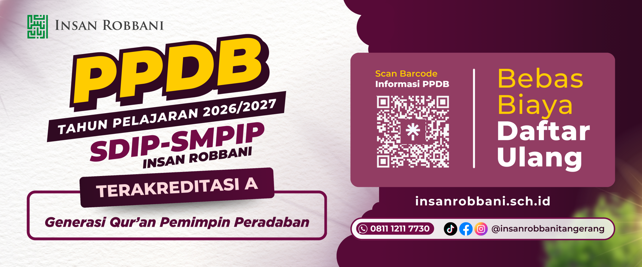 Insan Robbani – SD-SMP Islam Plus